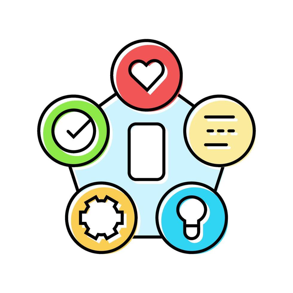 design thinking ux ui color icon illustration 52844471 Vector Art at ... design thinking ux ui color icon illustration 52844471 Vector Art at ...