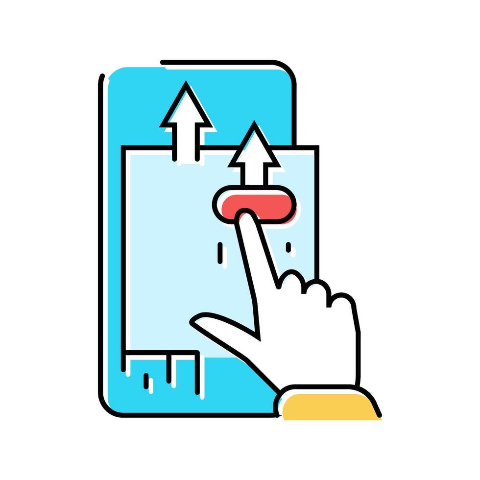 parallax scrolling ux ui design color icon illustration 52844488 Vector ... parallax scrolling ux ui design color icon illustration 52844488 Vector ...