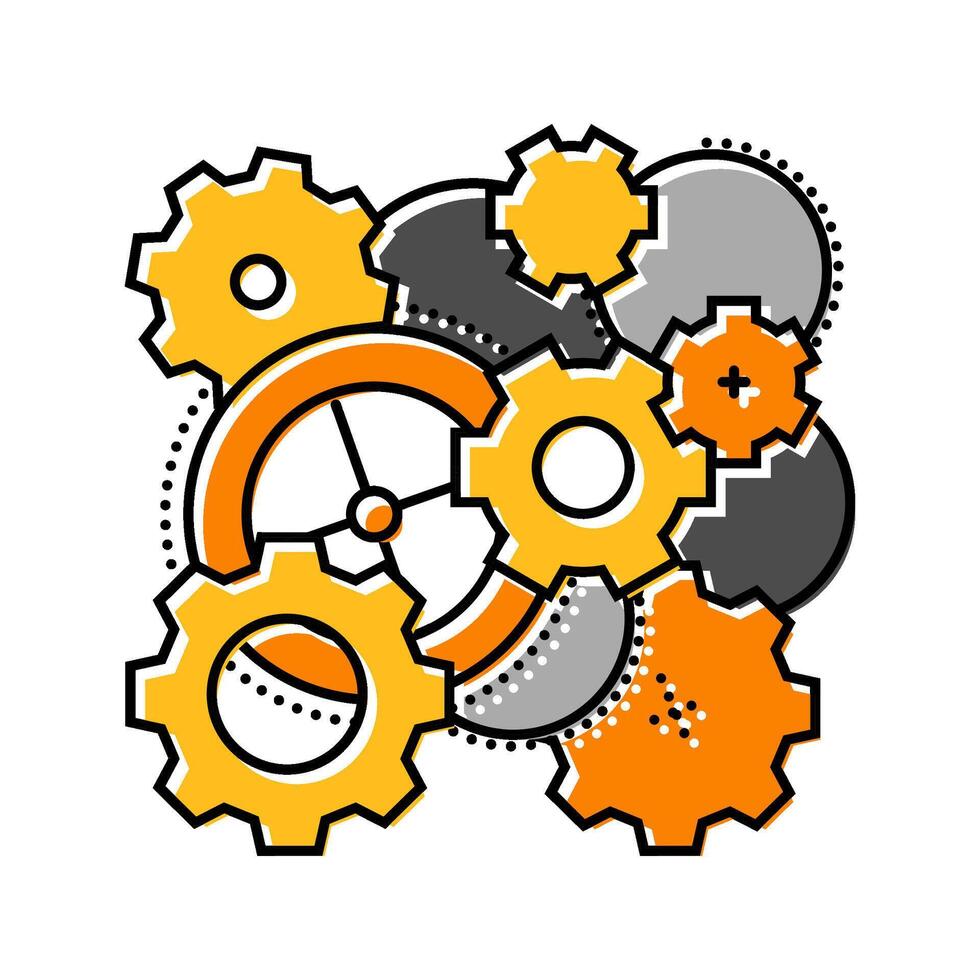 clockwork mechanism steampunk vintage color icon illustration 52845072 ... clockwork mechanism steampunk vintage color icon illustration 52845072 ...