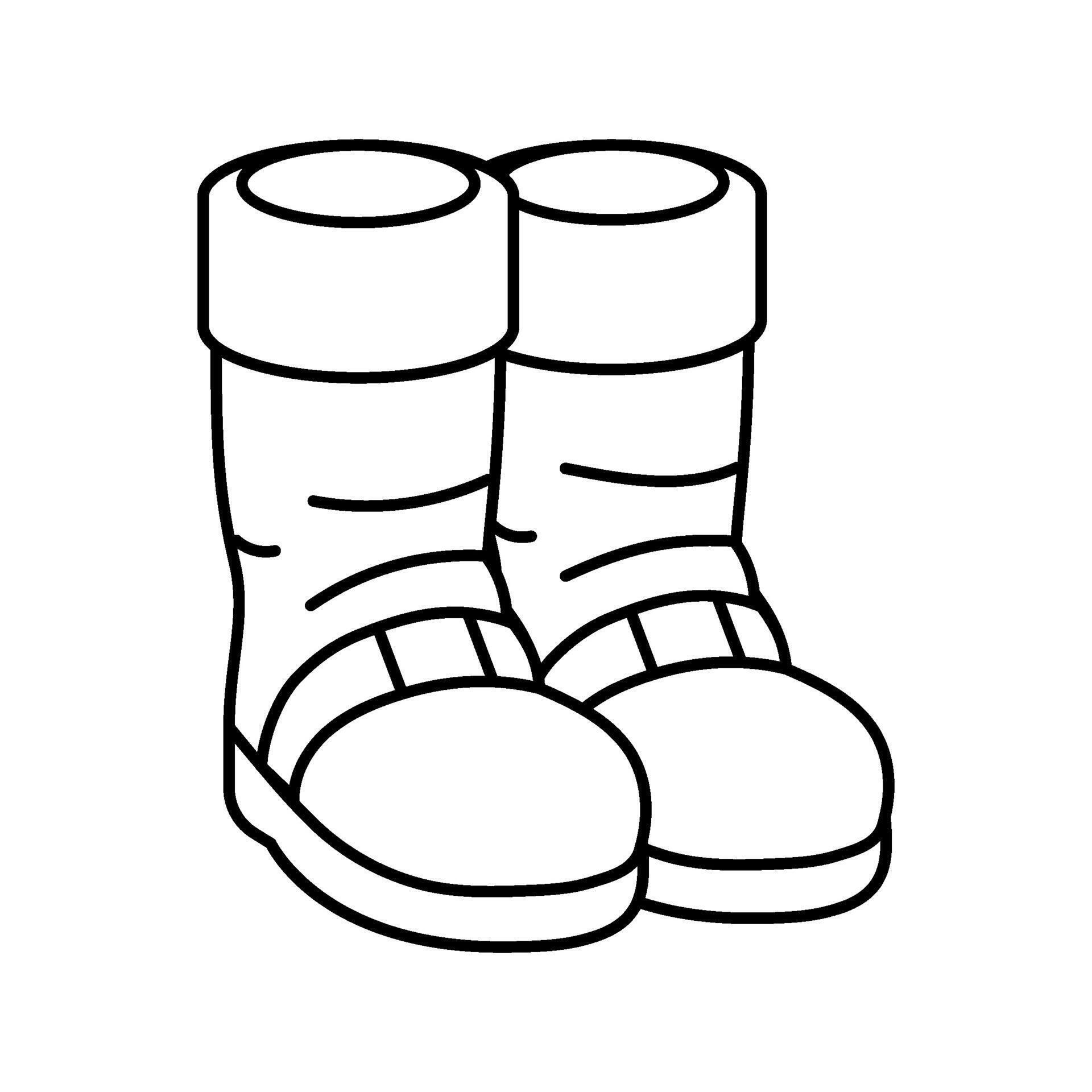 santa claus boots line icon illustration 52849414 Vector Art at Vecteezy