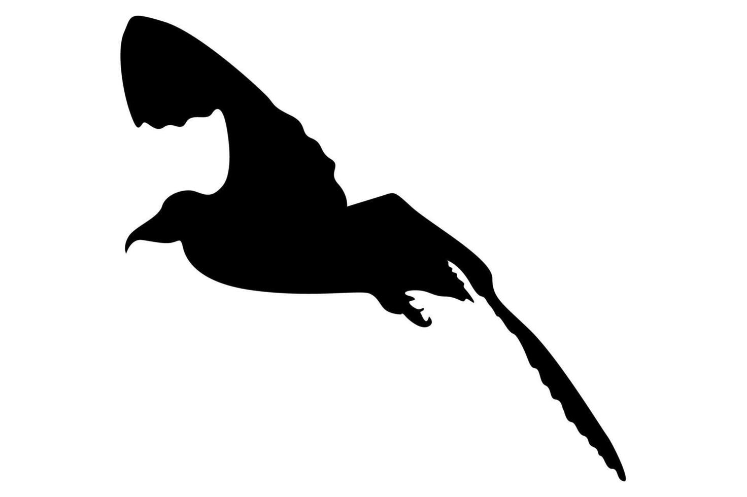 Flying Bird Silhouette For Decoration 52855760 Vector Art At Vecteezy