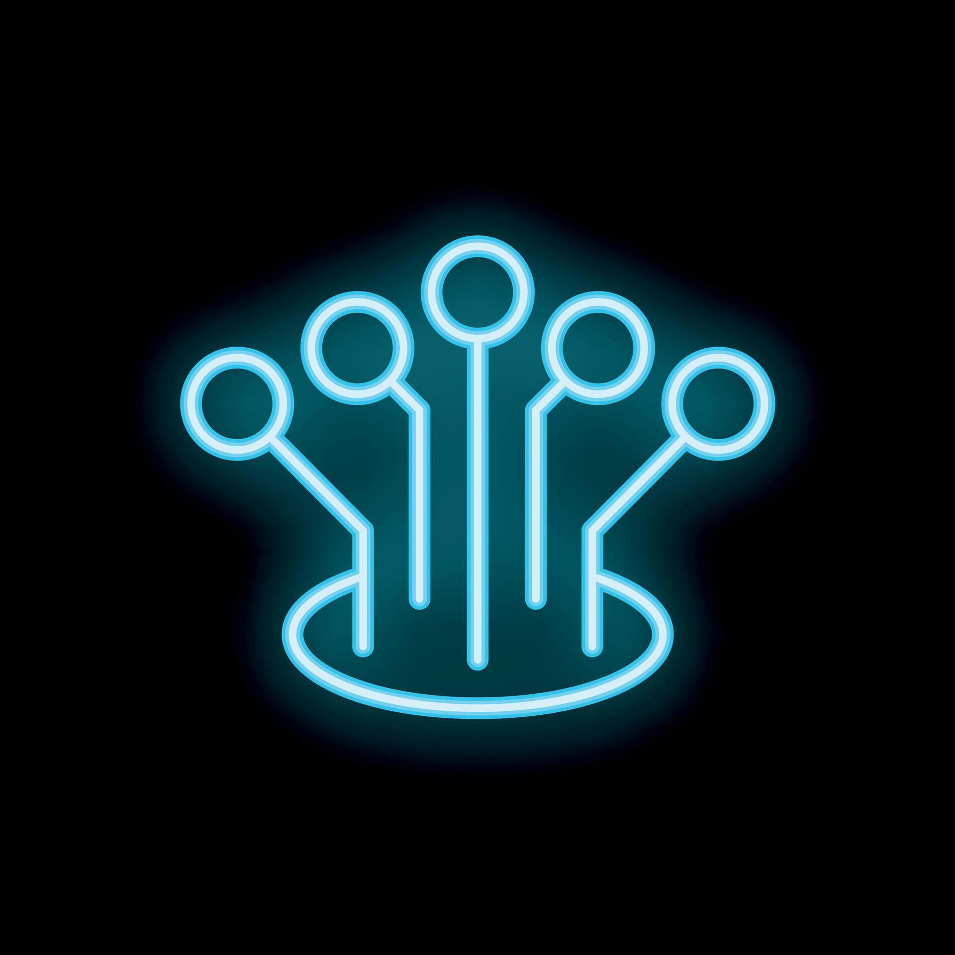 Neon style icon showing neural network deep learning concept 52889923 ... Neon style icon showing neural network deep learning concept 52889923 ...