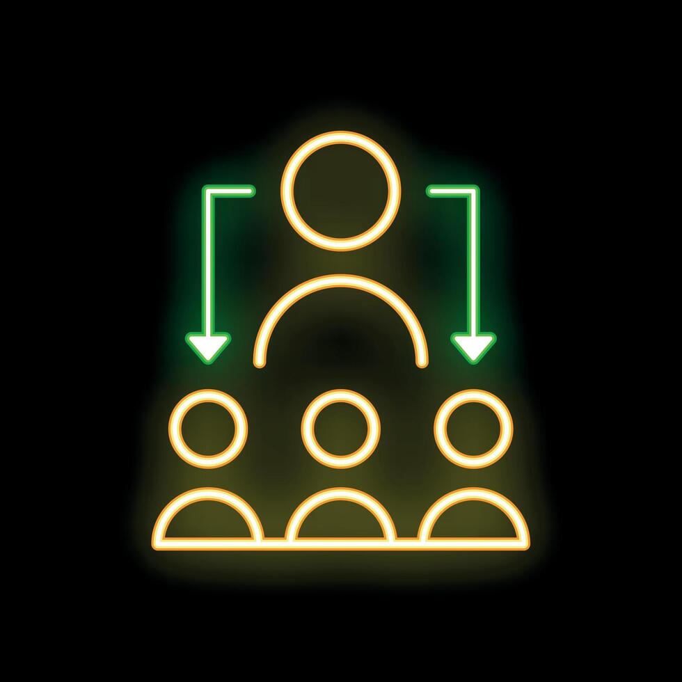 Neon icon of manager delegating tasks to employees 52893438 Vector Art ... Neon icon of manager delegating tasks to employees 52893438 Vector Art ...