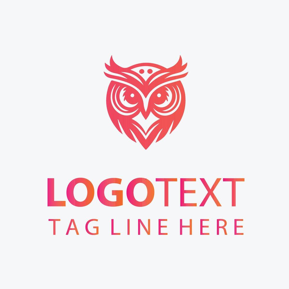 The Ancient Hoot owl wise logo 52893683 Vector Art at Vecteezy