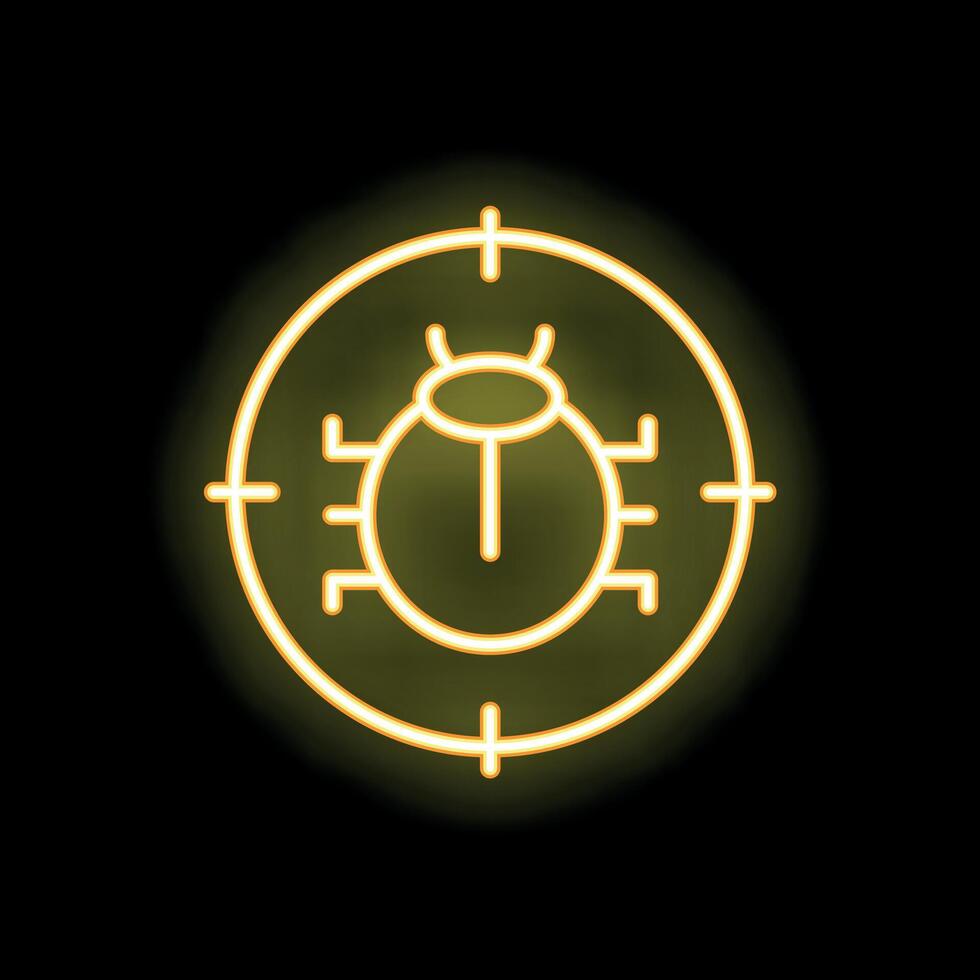Neon icon of bug fixing, debugging, finding solution 52894090 Vector ... Neon icon of bug fixing, debugging, finding solution 52894090 Vector ...