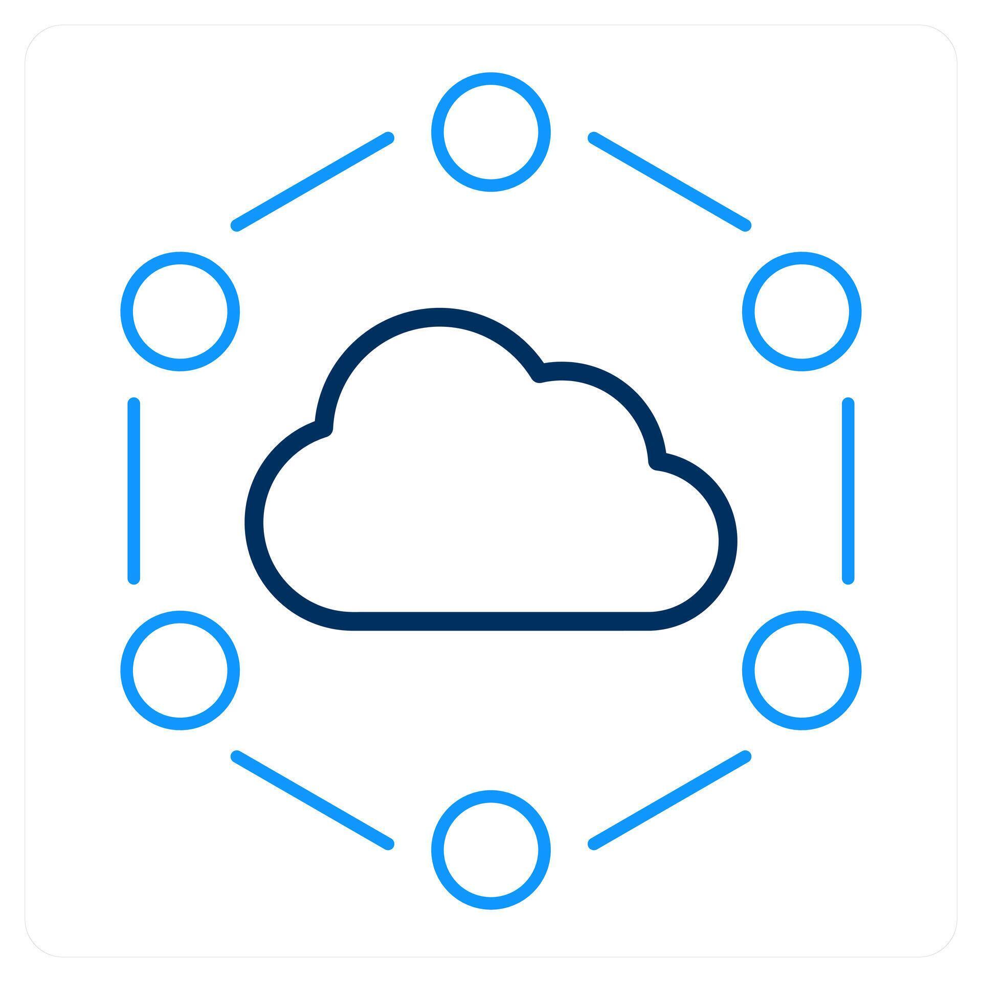 Cloud Connection And Connection Icon Concept 52902574 Vector Art At