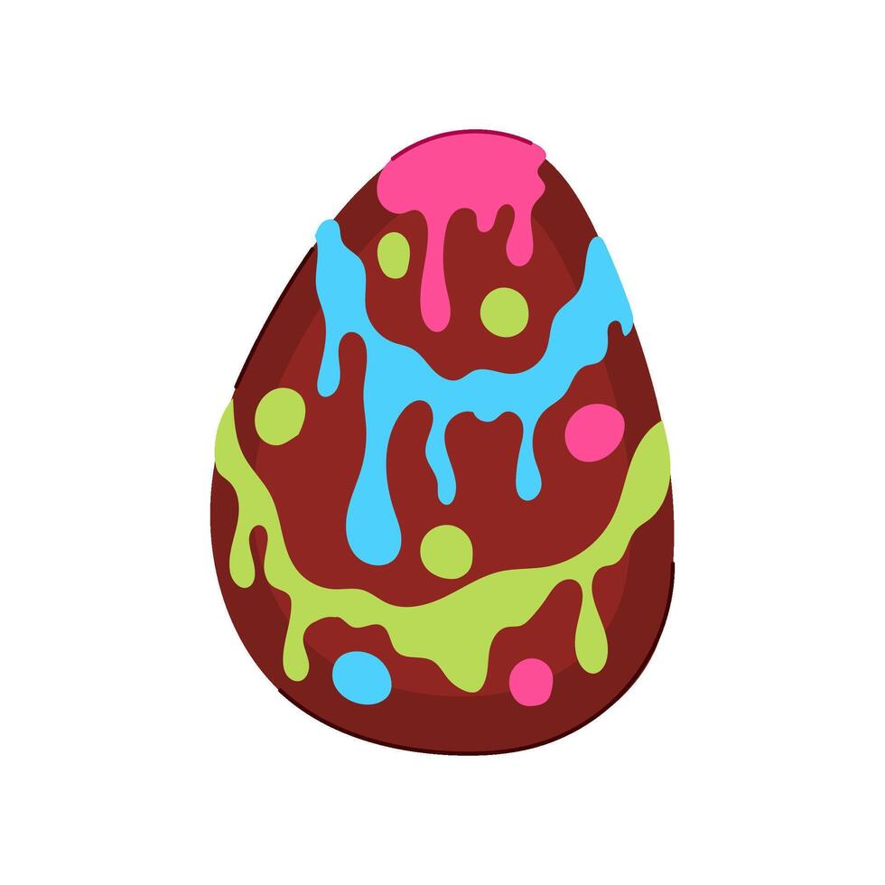 Delicious Chocolate Egg Cartoon Illustration 52903723 Vector Art At Vecteezy
