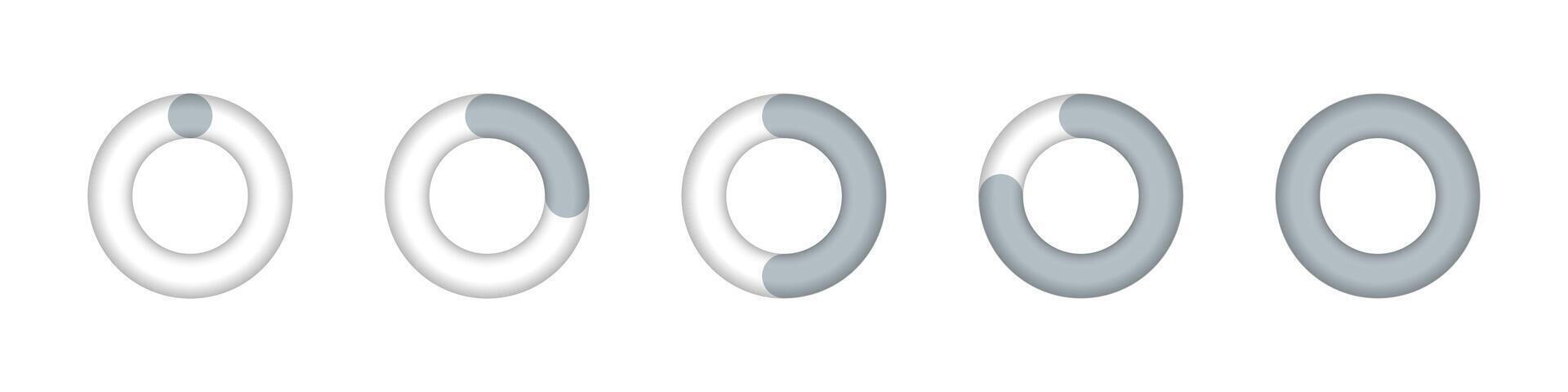 Loader illustration. Loading icon set. Load circle icons. Download ...