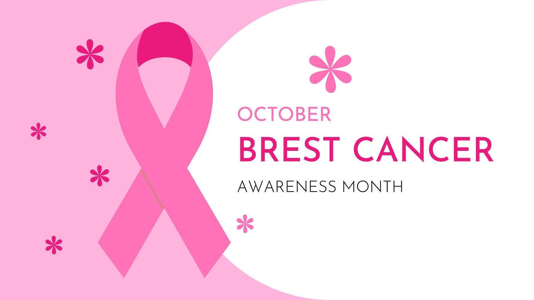 October breast cancer awareness month 52913665 Vector Art at Vecteezy
