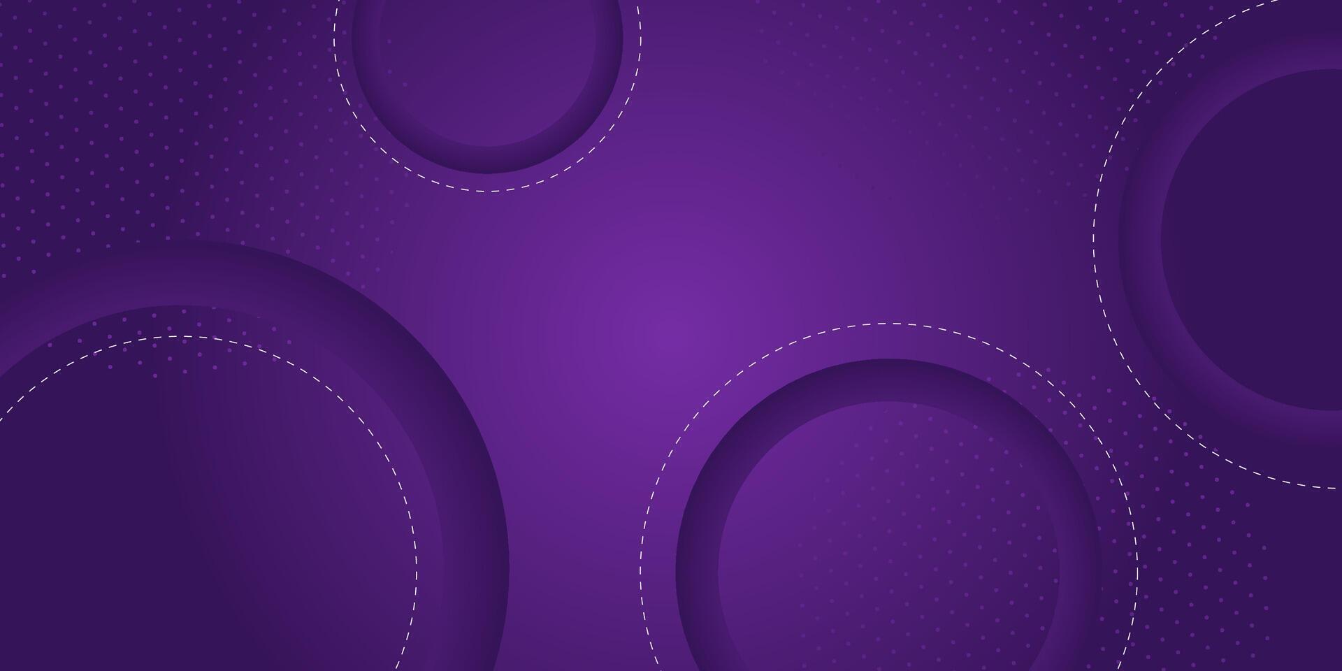 Dark Purple Gradient Background Illustrated With Curve And Circle