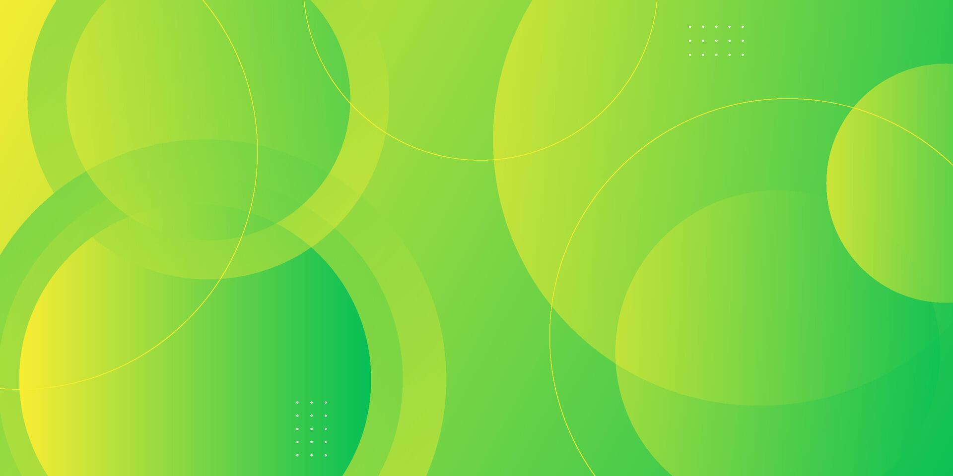Abstract 3D background with bright green and yellow gradient color ...