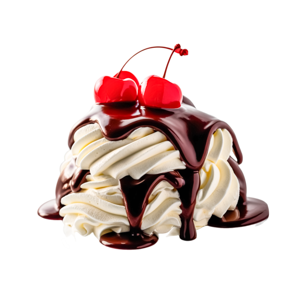 Ice Cream Sundae Chocolate 52933653 Png