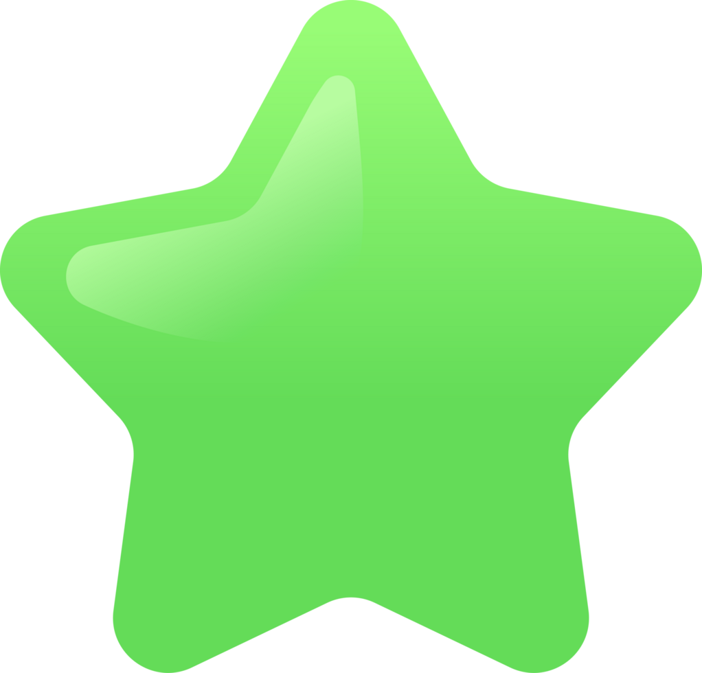 Light green star emoji icon 52939079 PNG