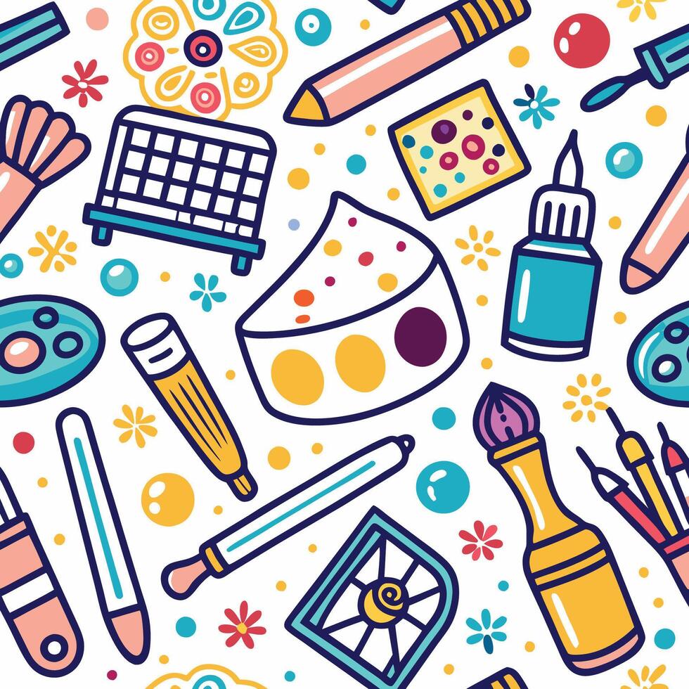 art supplies seamless pattern illustration 52962030 Vector Art at Vecteezy art supplies seamless pattern illustration 52962030 Vector Art at Vecteezy