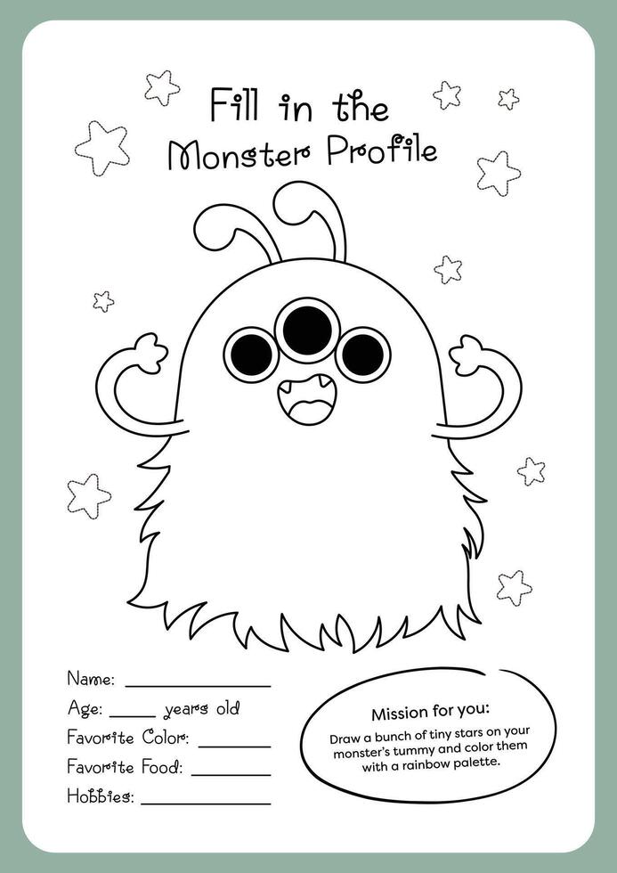 Halloween Monster Printables