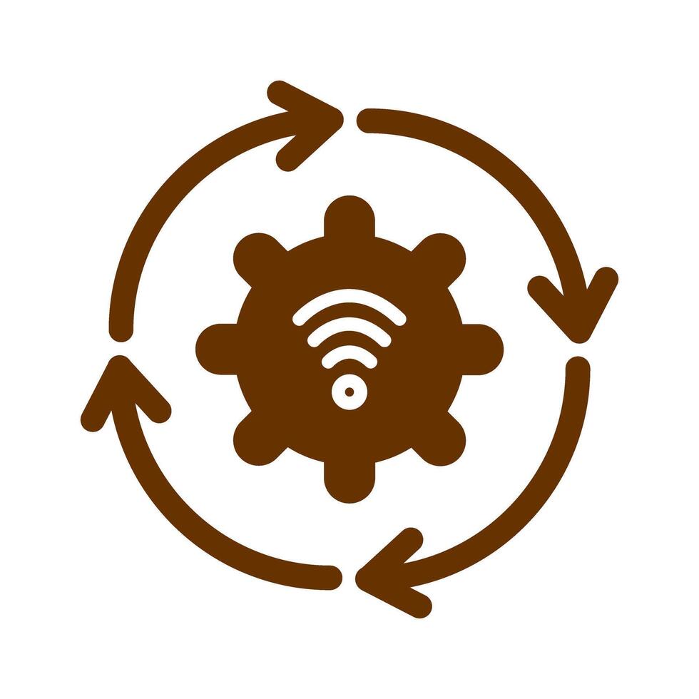 Automated Process Icon Design 53008532 Vector Art at Vecteezy