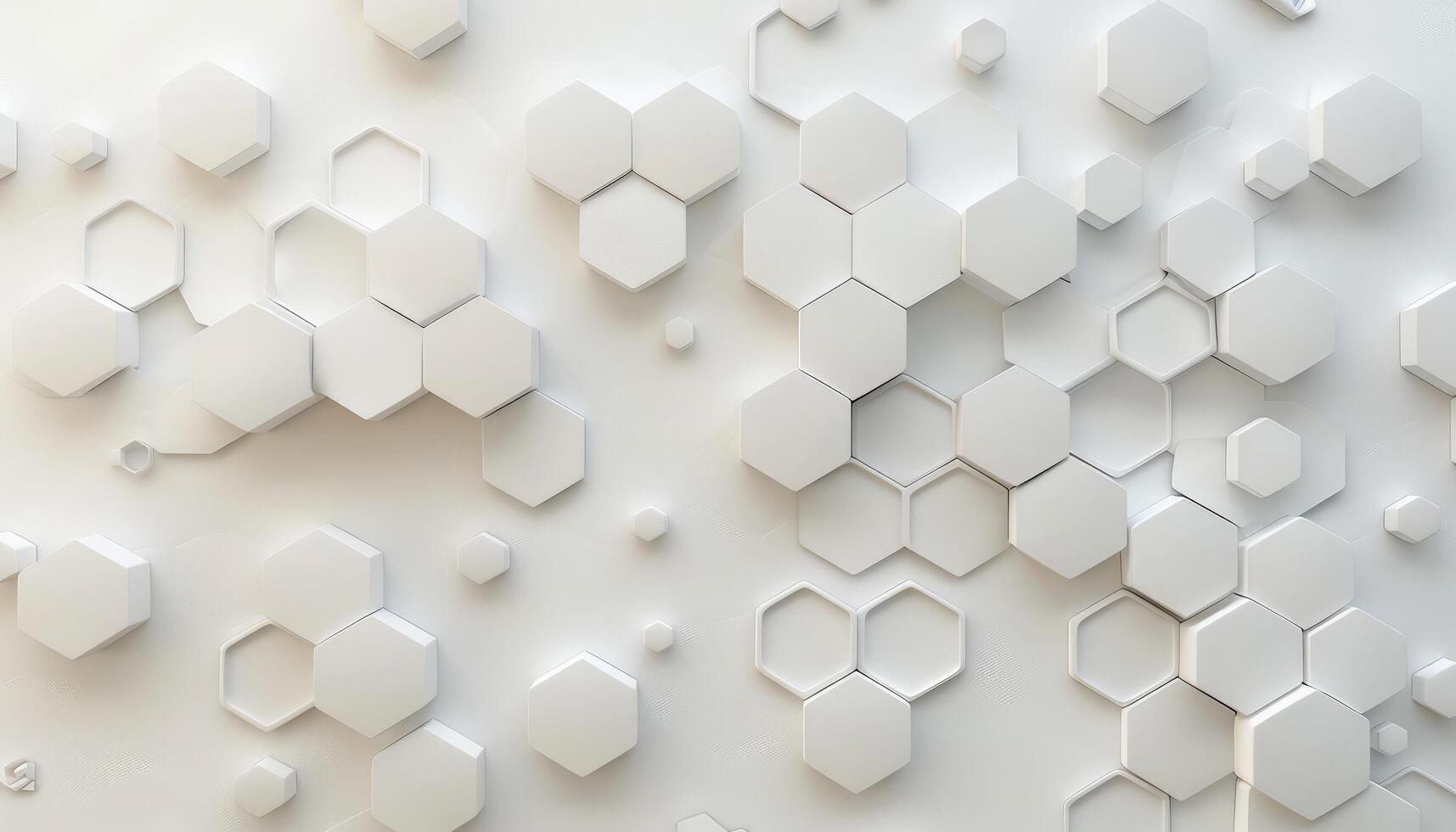 Abstract White Hexagon Pattern on a White Background 53045386 Stock ...