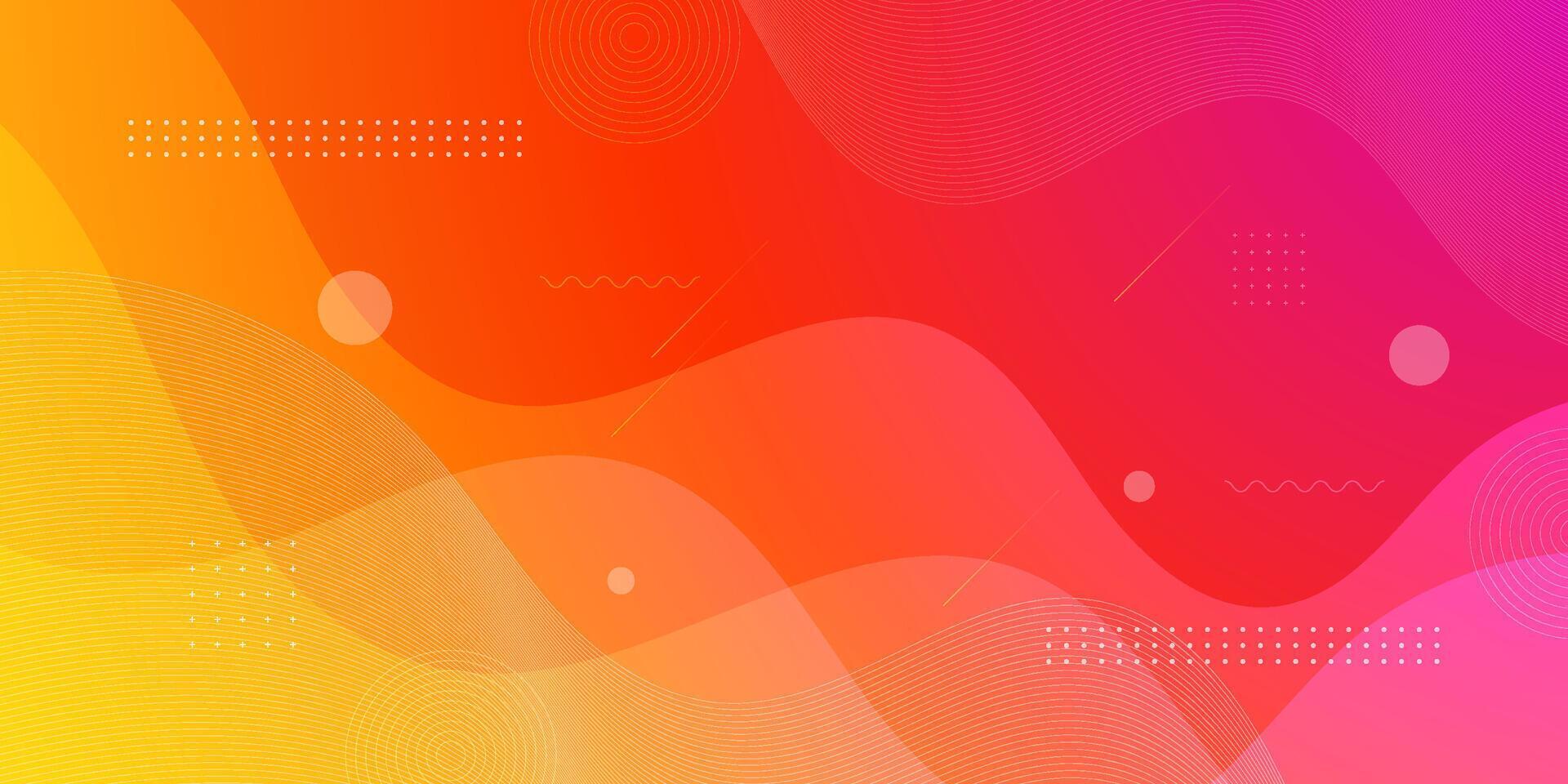resumen vistoso brillante rosado naranja degradado ilustración ...