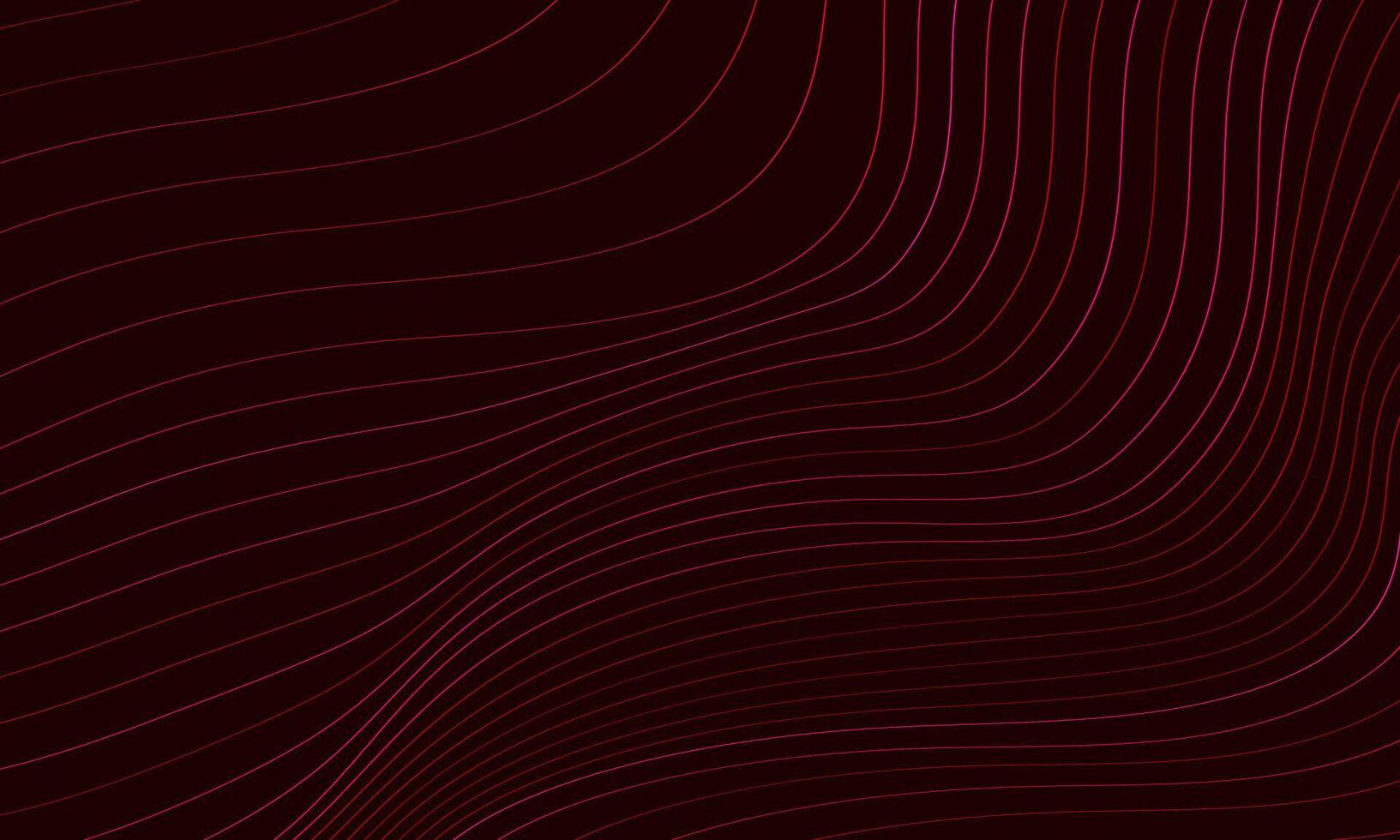 Abstract Colorful Wavy Line Pattern On Dark Red Background Soft Color
