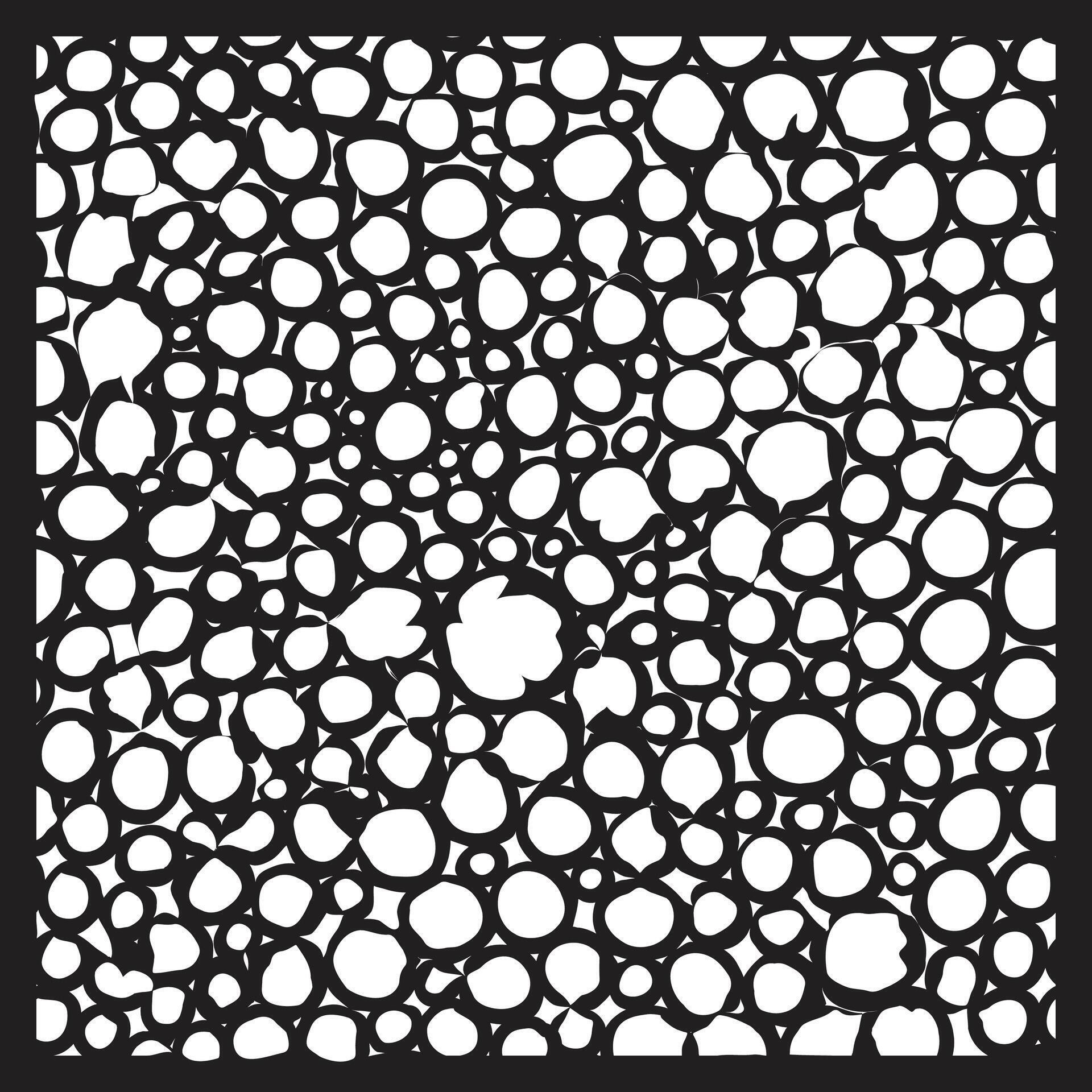 Abstract Symmetric Bubble Cluster Pattern 53057885 Vector Art at Vecteezy