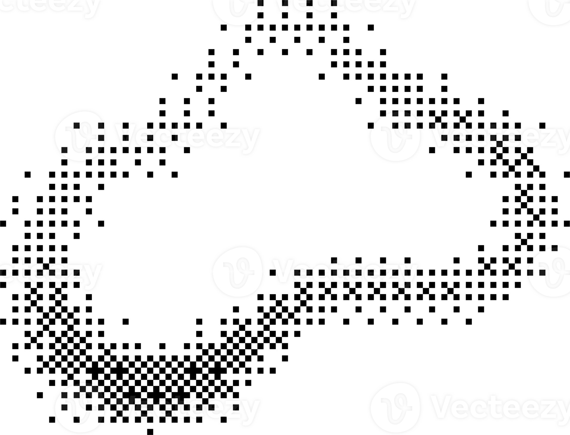 Bitmap pattern background organic shape. Y2K gradient retro element ...