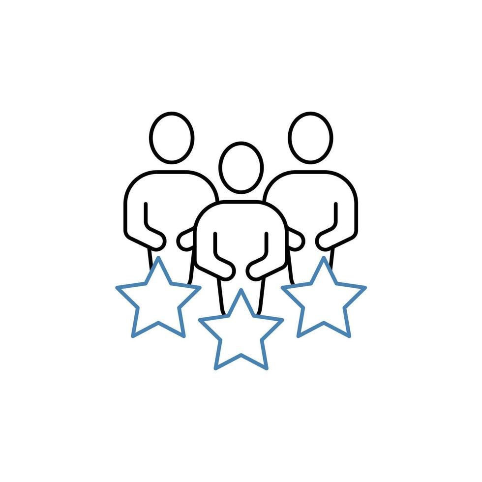 Customer Satisfaction Concept Line Icon Simple Element Illustration
