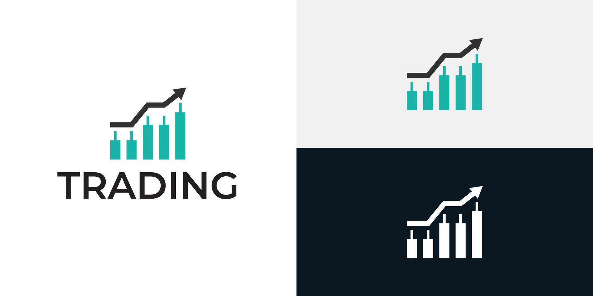 Trading logo design 53086992 Vector Art at Vecteezy