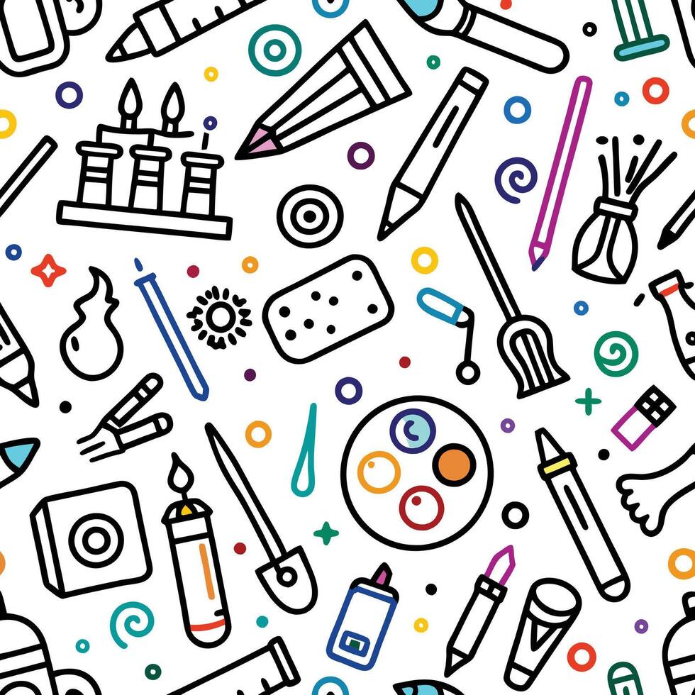 art supplies seamless pattern illustration 53093014 Vector Art at Vecteezy art supplies seamless pattern illustration 53093014 Vector Art at Vecteezy