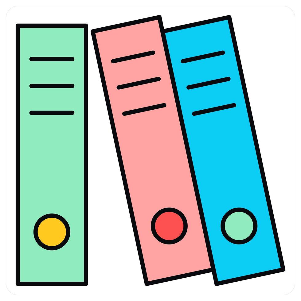 Files and document icon concept 53095471 Vector Art at Vecteezy