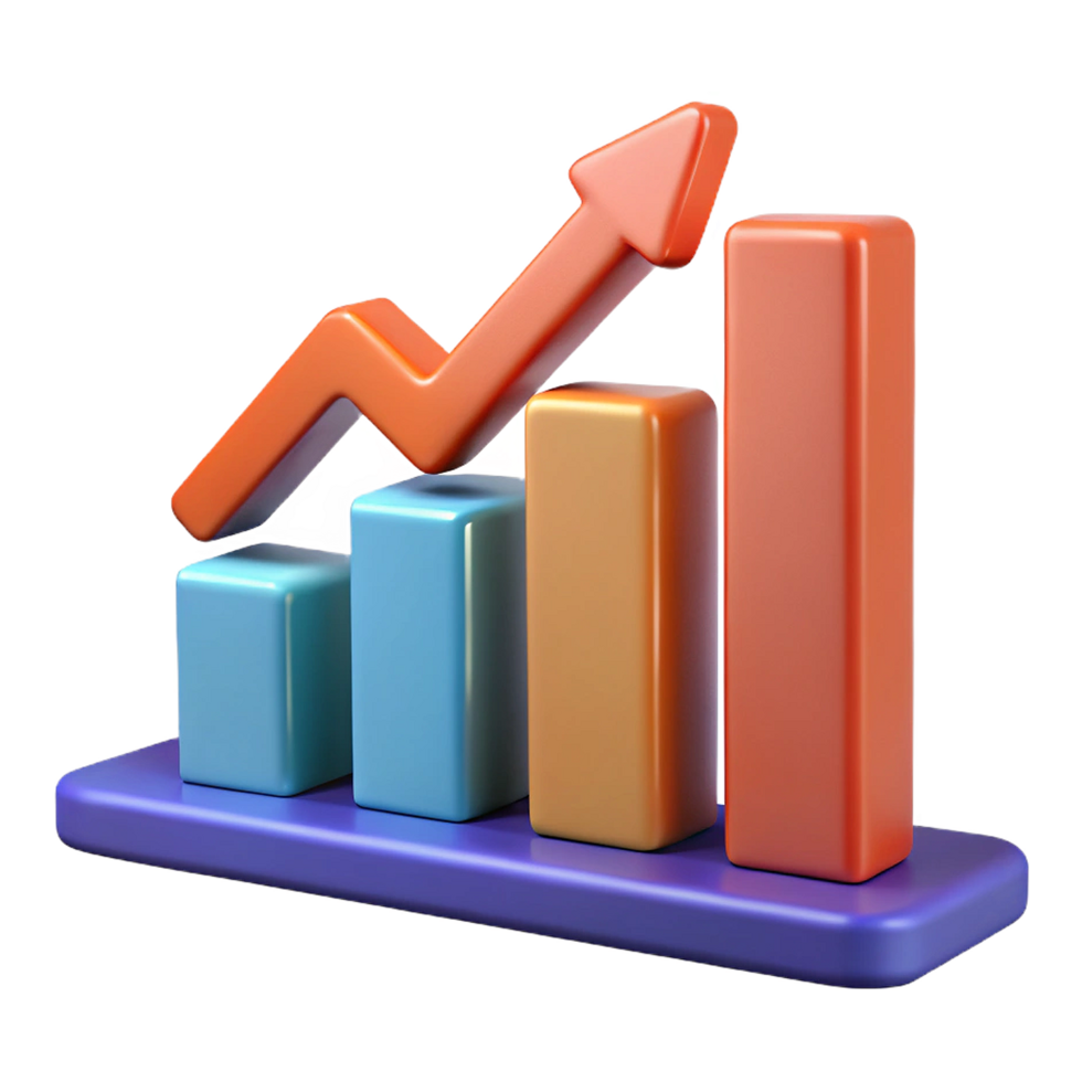 A graph showing an upward trend 53110100 PNG A graph showing an upward trend 53110100 PNG
