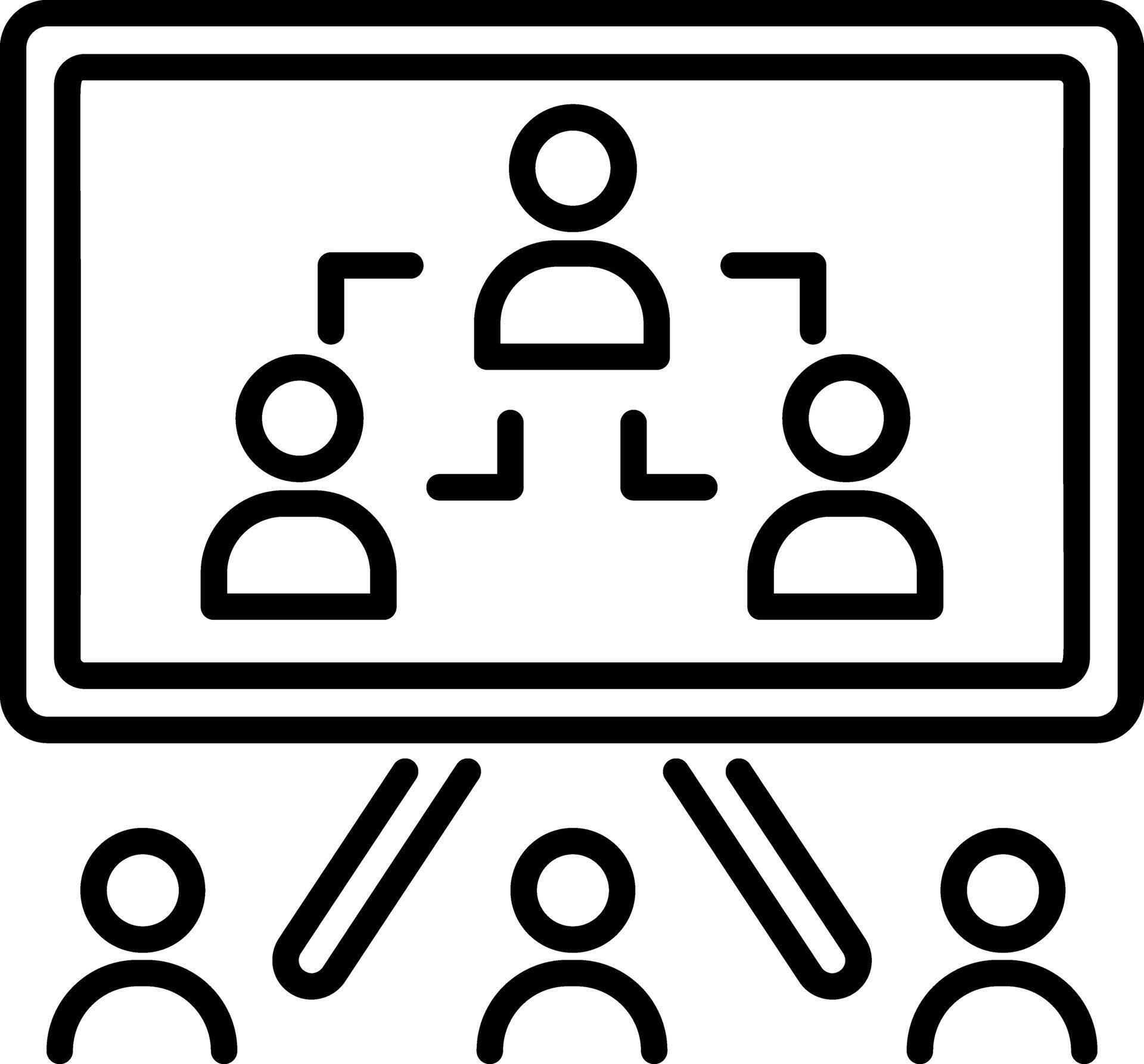 Training session icon in line style 53122844 Vector Art at Vecteezy