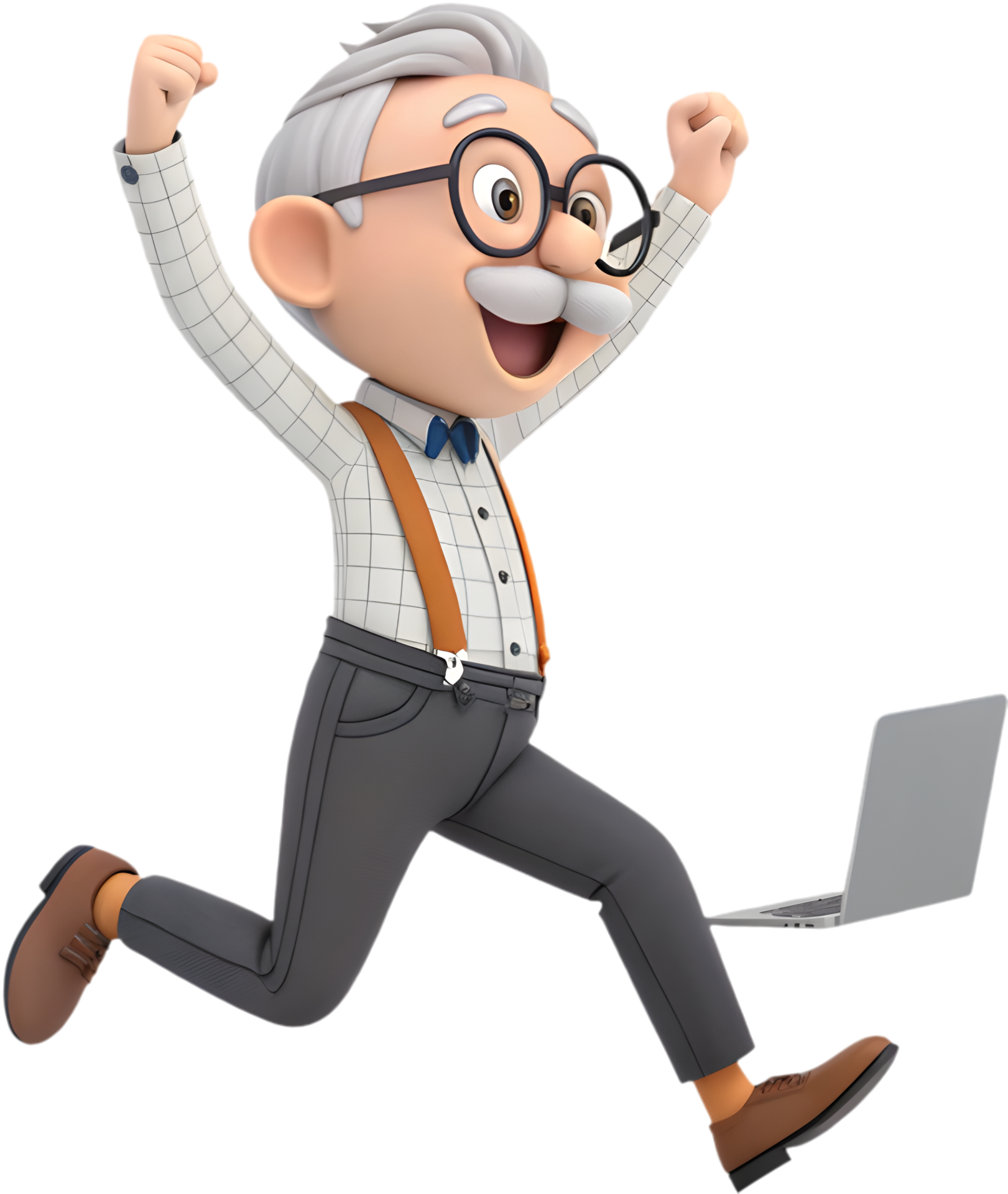 Engaging Cartoon Character Transforms Work Challenges With Playful Productivity 53135926 Png 6436