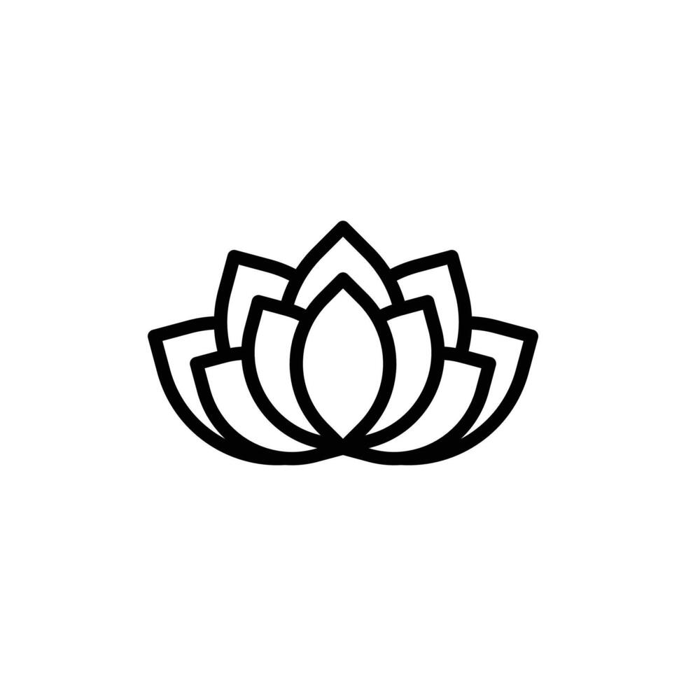 Lotus icon logo sign set outline 53143875 Vector Art at Vecteezy Lotus icon logo sign set outline 53143875 Vector Art at Vecteezy