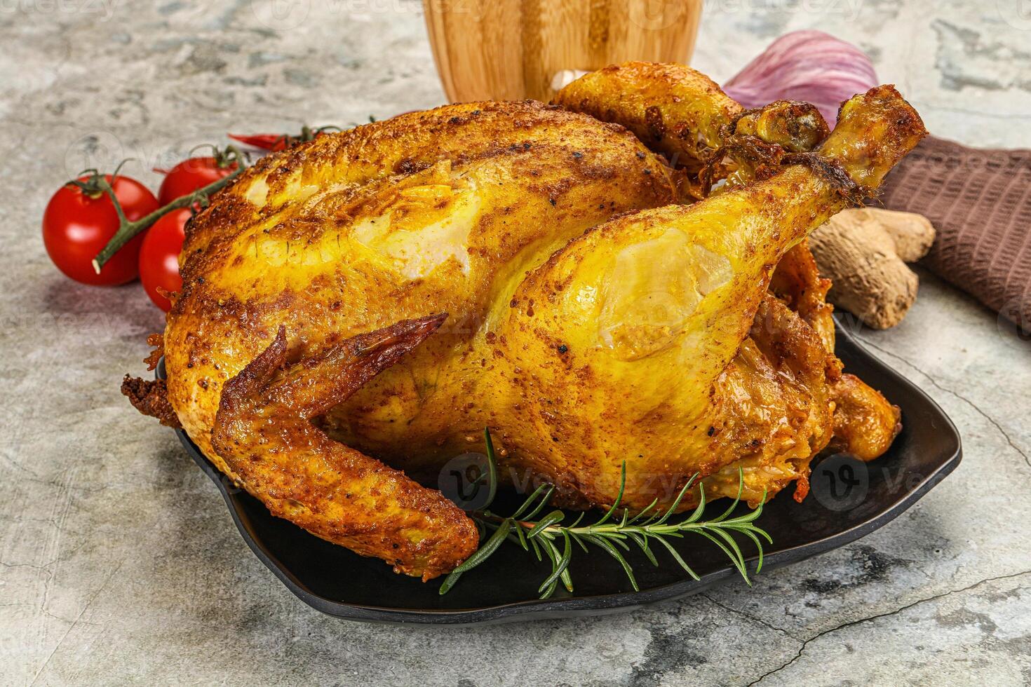 Homemade Grilled whole chicken with spices 53151284 Stock Photo at Vecteezy