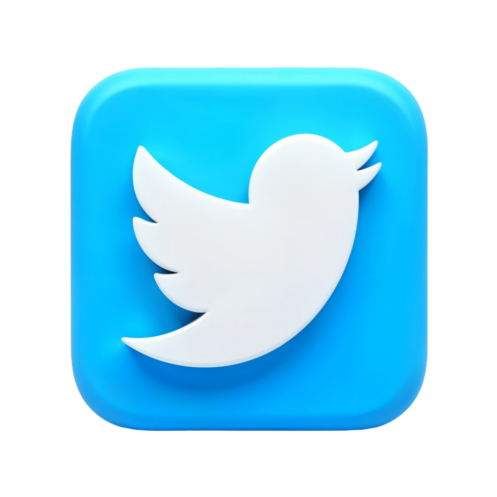 Twitter Bird Logo 3D Render, Blue Square, Social Media Icon 53159536 PNG Twitter Bird Logo 3D Render, Blue Square, Social Media Icon 53159536 PNG