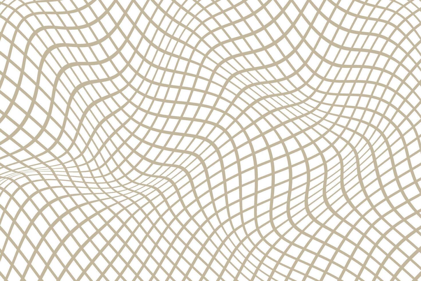 Simple Abstract Brown Color Creative Small Square Wavy Distort Net Line Pattern Abstract