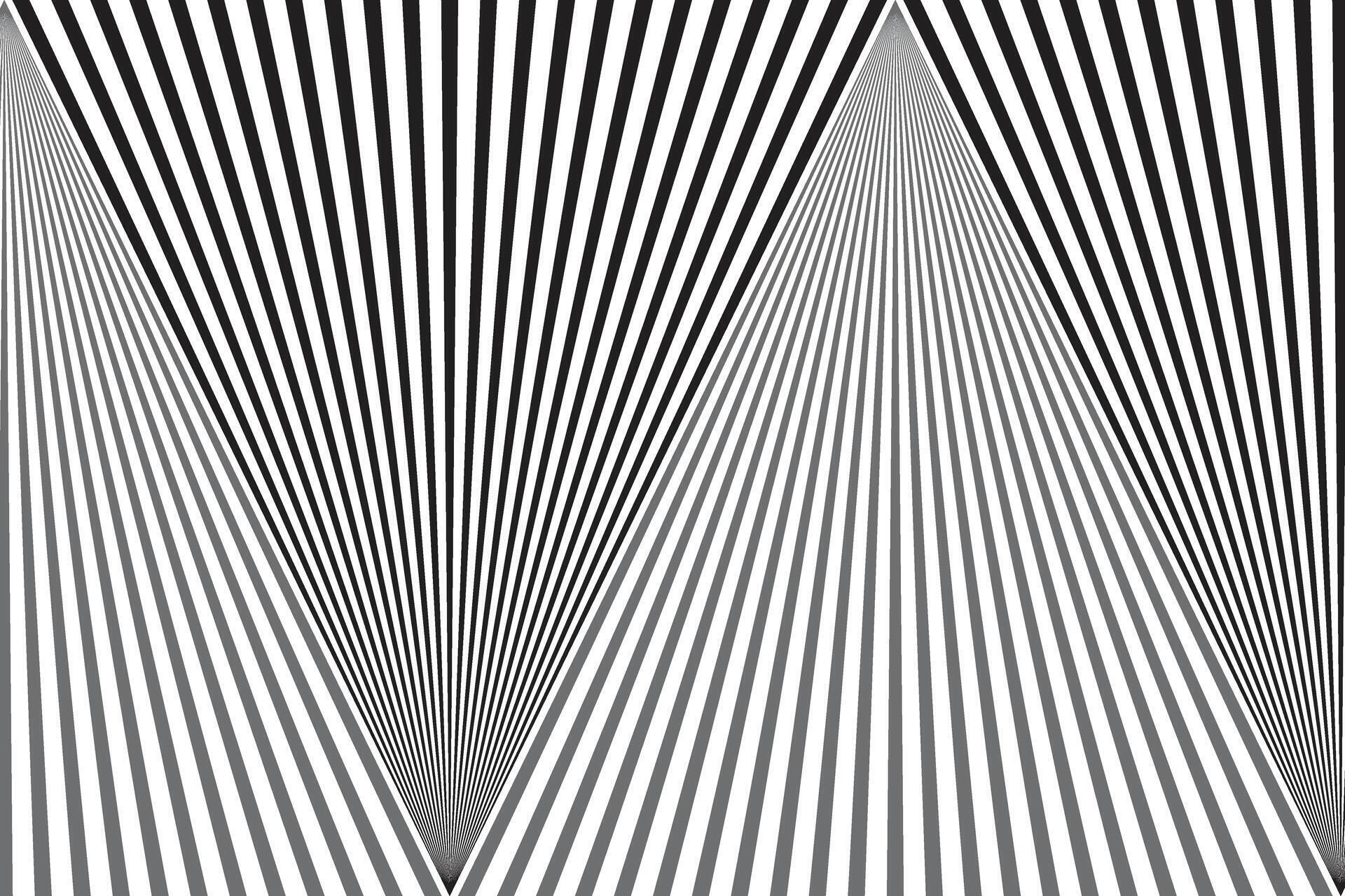 Simple Modern Abstract Black Grey Ash Color Thin To Thick Vertical Line