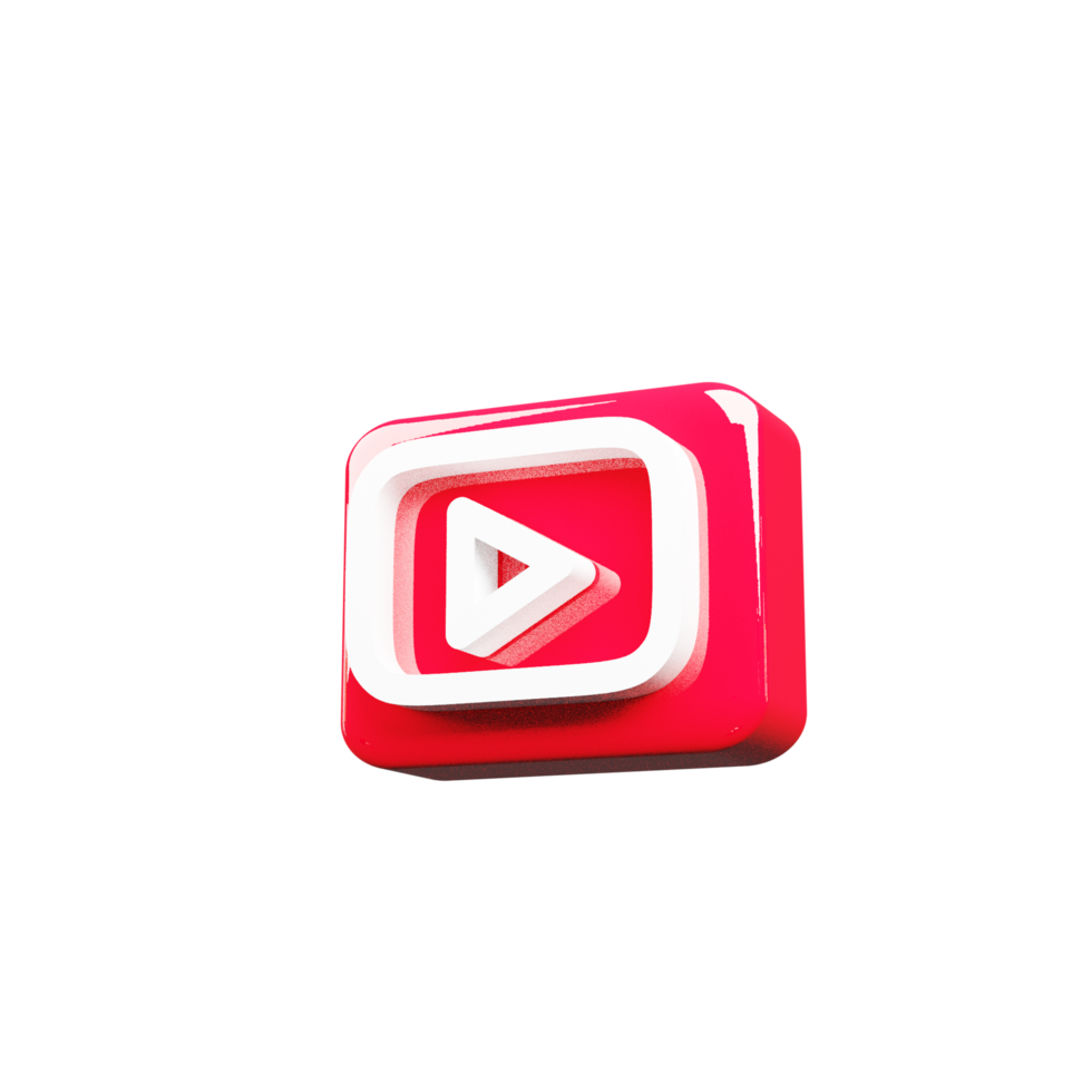 Elegante Youtube 3d Logo 53207376 Png