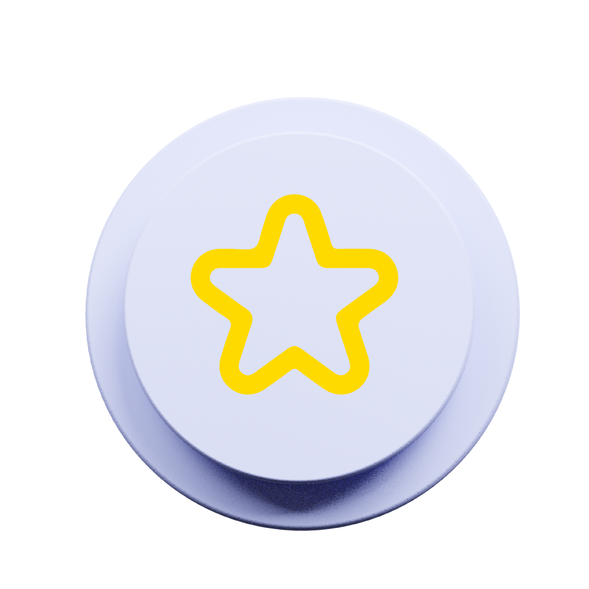 Star icon yellow color 53208637 PNG
