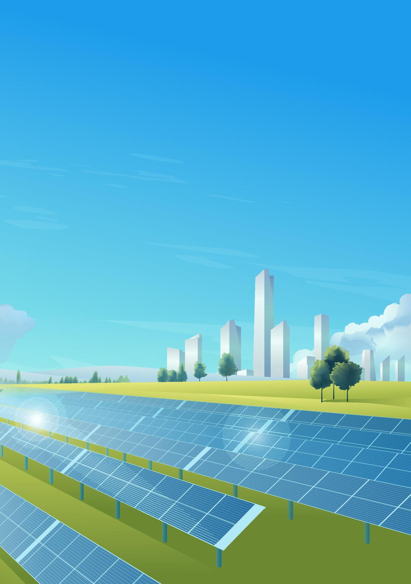 Green environmental protection theme poster new energy solar cells ... Green environmental protection theme poster new energy solar cells ...