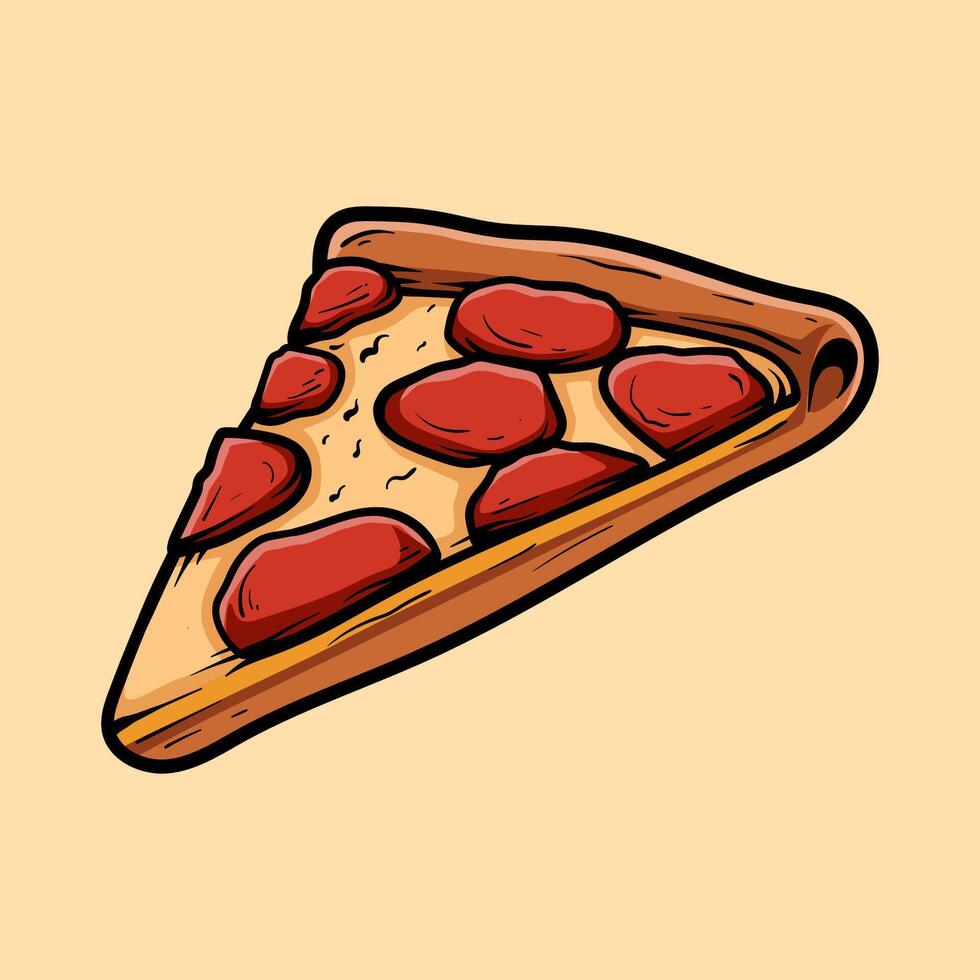 Slice Pizza Sketch Vector Art Icons And Graphics For Free Download