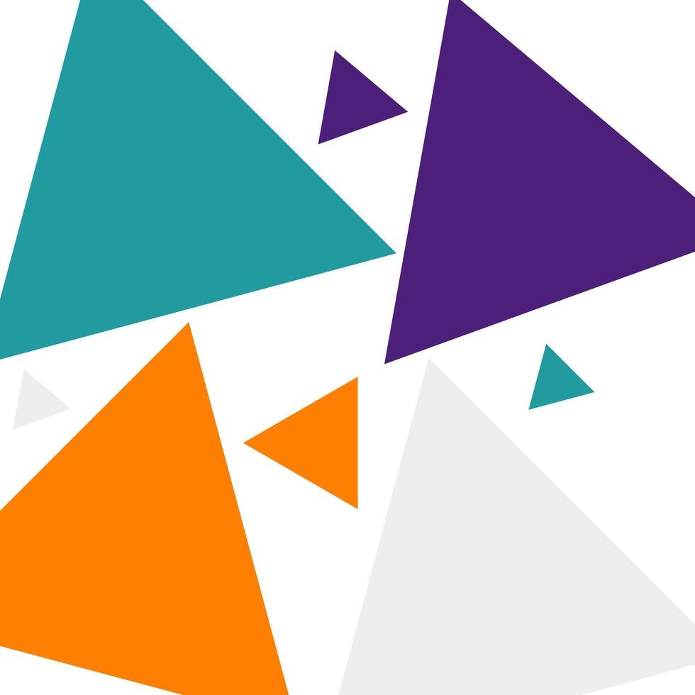 Colorful triangle geometric abstract pattern background. Illustration ...