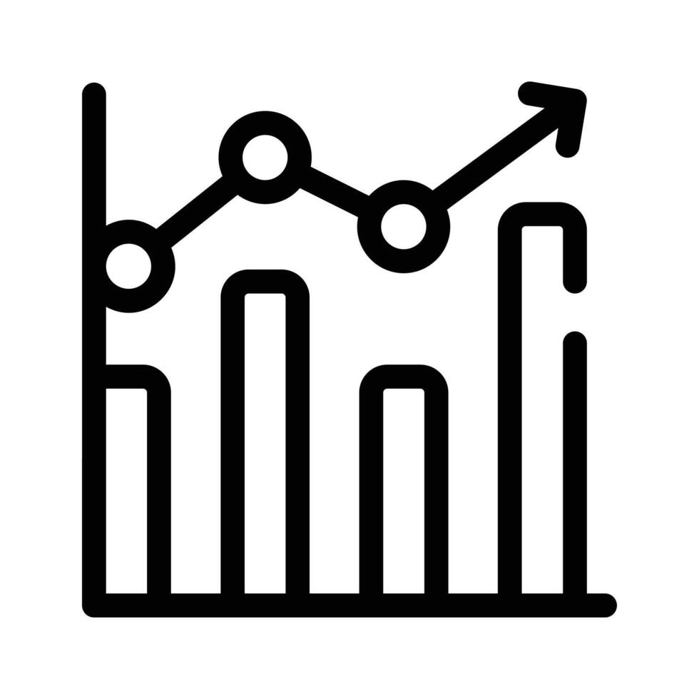 A graph symbolizing data analysis or performance tracking 53219914 Vector Art at Vecteezy