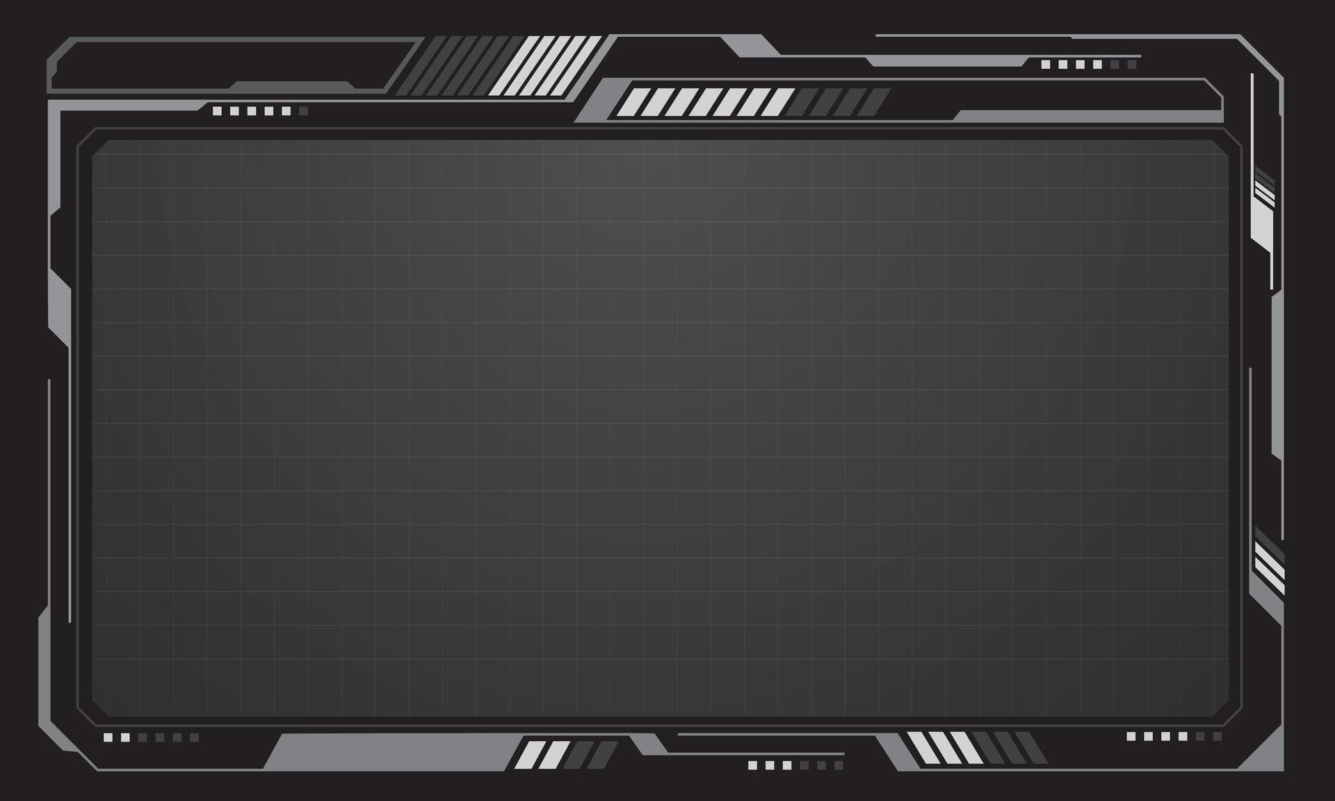 HUD frames white grey user interface elements design modern technology ... HUD frames white grey user interface elements design modern technology ...