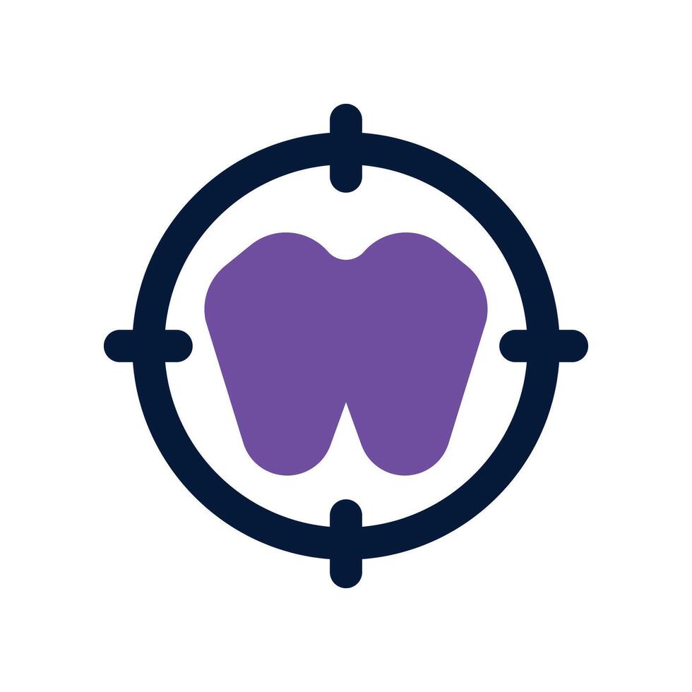 target icon. dual tone icon for your website, mobile, presentation, and ...