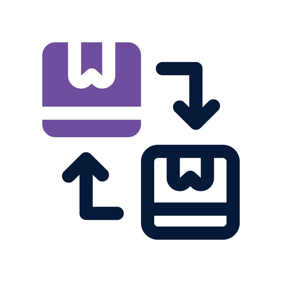 replace icon. dual tone icon for your website, mobile, presentation ...