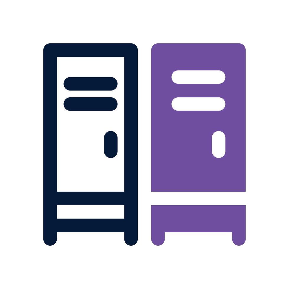 locker icon. dual tone icon for your website, mobile, presentation, and ...
