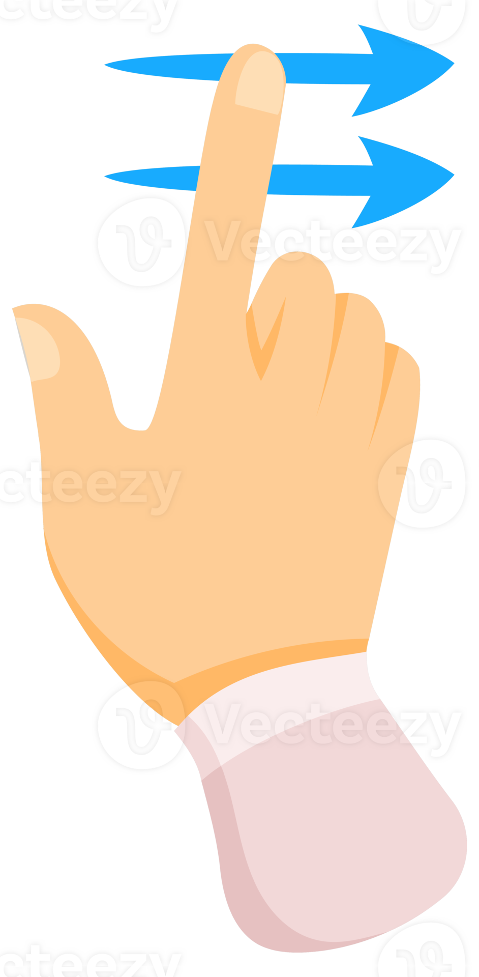 Touch screen hand gestures set. Like swipe, scroll and pinch. 53225922 PNG