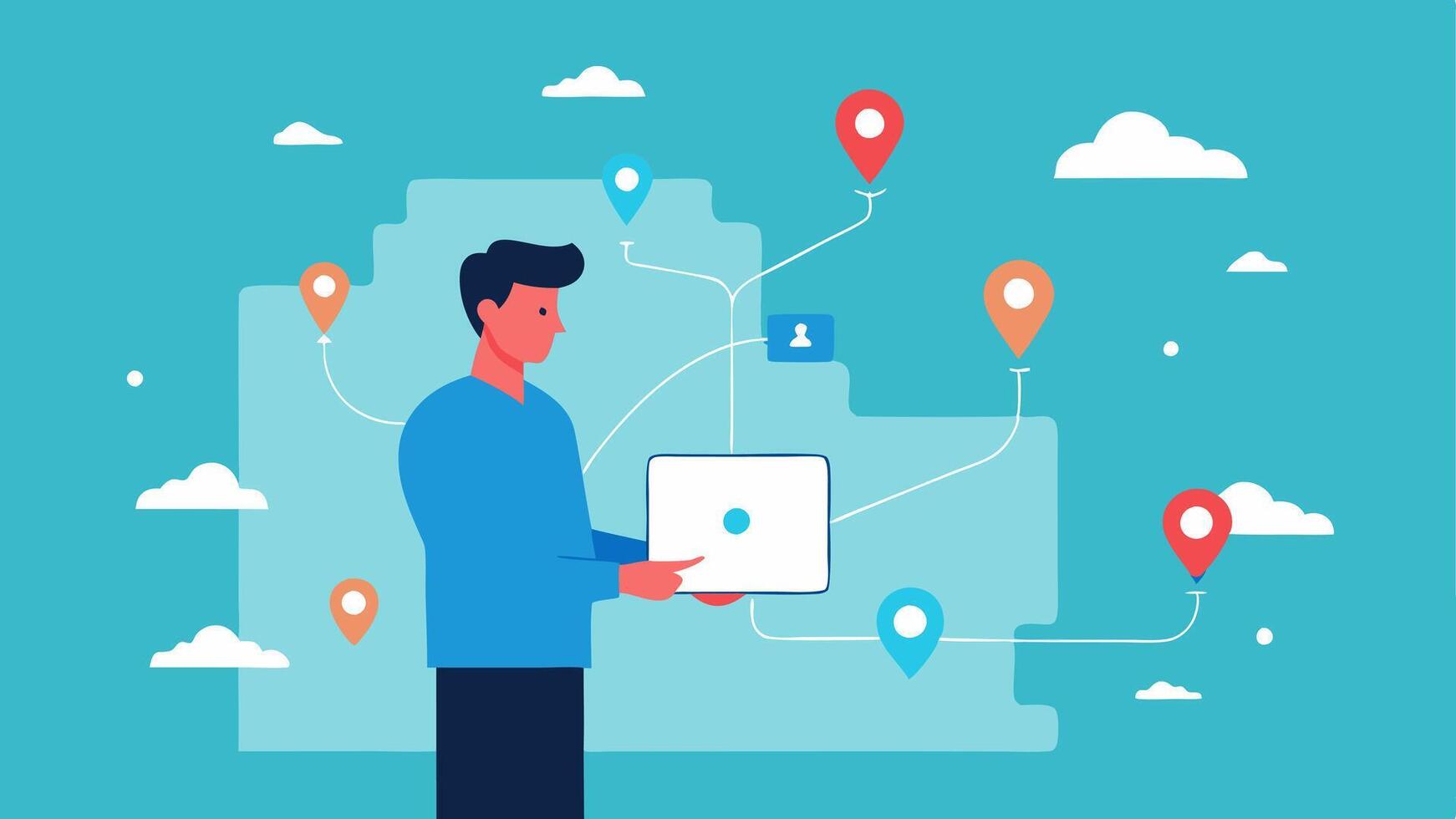 Route Optimization A Map Visualization Where A Manager Adjusts Delivery Routes Using An Ai Tool