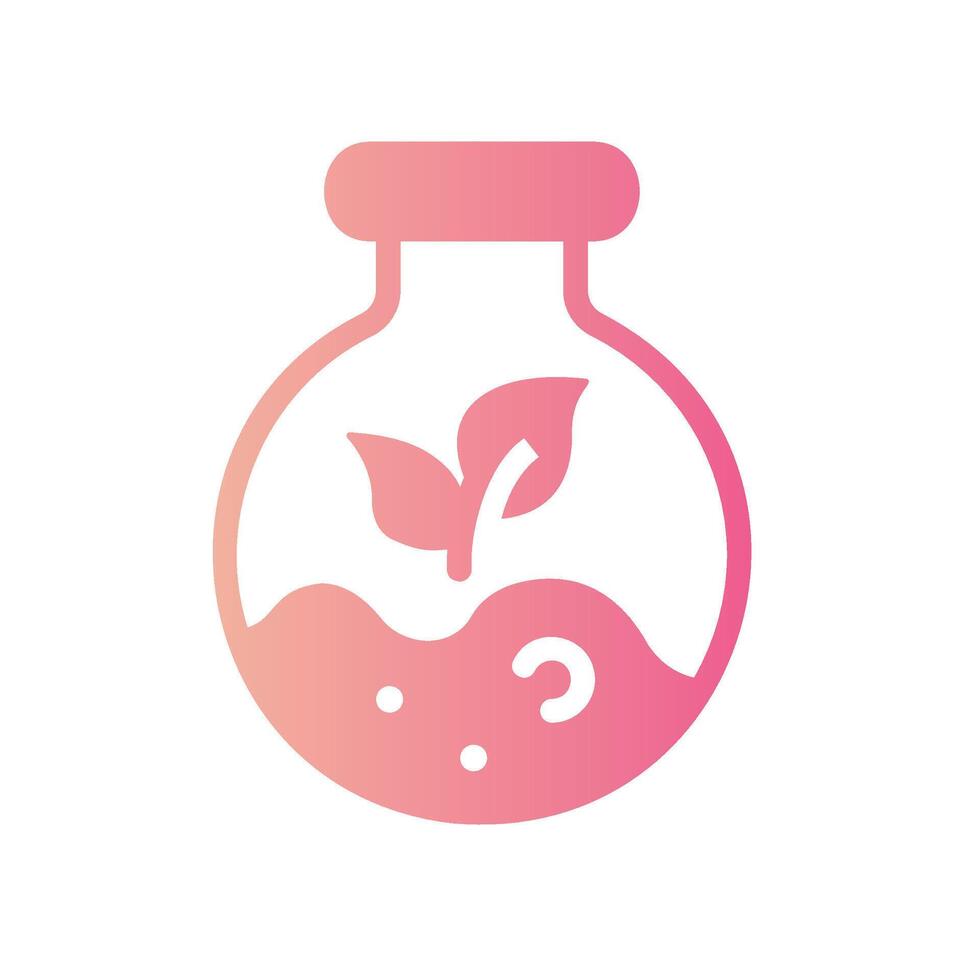 flask Flat Gradient Icon White Background 53248050 Vector Art at Vecteezy